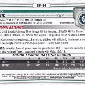 2020 Bowman Prospects #BP-94 Jarred Kelenic Seattle Mariners RC Rookie MLB Baseball Trading Card