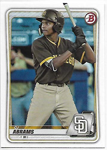 2020 Bowman Prospects #BP-62 CJ Abrams San Diego Padres RC Rookie MLB Baseball Trading Card