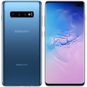 samsung galaxy s10+, 128gb, prism blue - verizon (renewed)