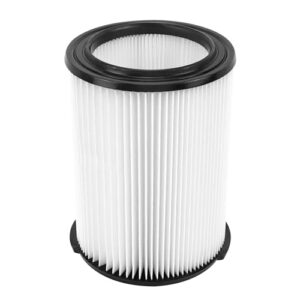 standard wet/dry vac filter vf4000 for ridged vacs 5 gallons and larger vacuum cleaner, replacement vf4000 filter,also fit craftsman 17816,1 pack