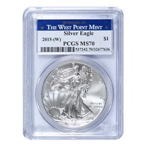 2015 American Silver Eagle Silver $1 MS-70 PCGS MS