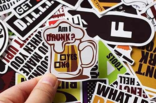 Big100pcs Pack Funny Hard Hat Stickers for Tool Box Helmet, Vinyl Sticker for Men Construction Welding Union Military Ironworker Lineman Oilfield Electrician Pipeliner Ibew - American Patriotic Decals