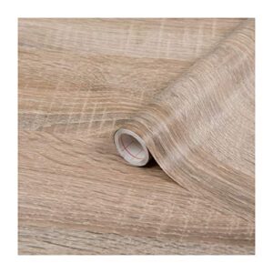 d-c-fix peel and stick contact paper sonoma oak light wood grain self-adhesive film waterproof & removable wallpaper decorative vinyl for kitchen, countertops, cabinets 26.5" x 78.7"