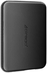 cirago 500gb slim external portable hard drive, drop shock hdd- usb 3.0 for pc, mac, desktop, laptop, macbook, chromebook, xbox one, xbox 360, ps4 (black)