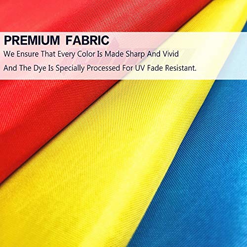 ENMOON Progress Pride Flag Rainbow Vibrant Colors(3’x 5’, Poly,1 Pack) Perfect for Showing Your Pride LGTBQ Community Support