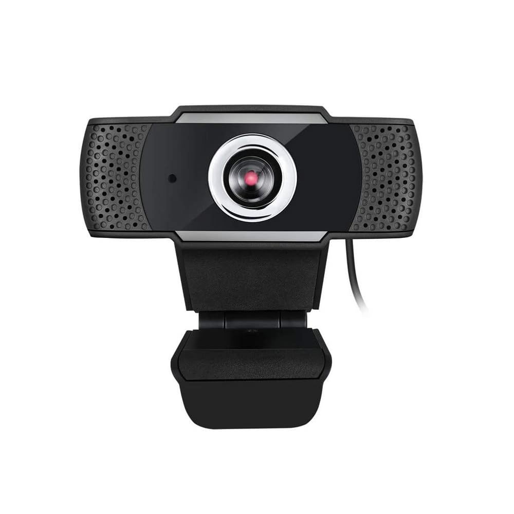 ADESSO CyberTrack H4 Webcam 1080P HD USB Webcam with Built-in Microphone, Black