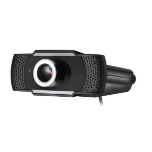 ADESSO CyberTrack H4 Webcam 1080P HD USB Webcam with Built-in Microphone, Black