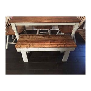 farmhouse dining bench