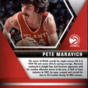 2019-20 Panini Mosaic #295 Pete Maravich Atlanta Hawks NBA Basketball Card NM-MT