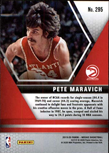 2019-20 Panini Mosaic #295 Pete Maravich Atlanta Hawks NBA Basketball Card NM-MT