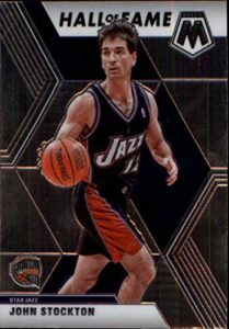 2019-20 panini mosaic #293 john stockton utah jazz nba basketball card nm-mt