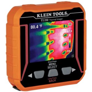 Klein Tools TI250 Rechargeable Thermal Imaging Camera, Camera Displays Over 10,000 Pixels with 3 Color Palettes, High / Low Temperature Points