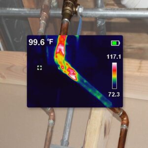 Klein Tools TI250 Rechargeable Thermal Imaging Camera, Camera Displays Over 10,000 Pixels with 3 Color Palettes, High / Low Temperature Points