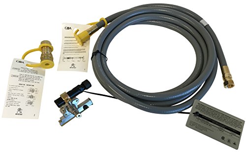 Outland Natural Gas Conversion Kits for Auto-Ignition Propane Fire Pit Tables, Complete 3 Piece Set – CSA Certified for Quick & Easy Conversion (789 for FMPPC2E-403 Series 403 50,000 BTU Tables)