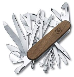 victorinox 1.6791.63-x1 swisschamp hardwood 91mm the ultimate companion for indoor and outdoor life in wood 3.6 inches