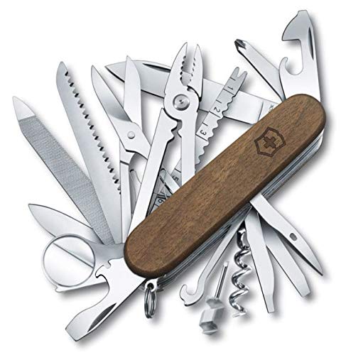 Victorinox 1.6791.63-X1 Swisschamp Hardwood 91mm The Ultimate Companion for Indoor and Outdoor Life in Wood 3.6 inches