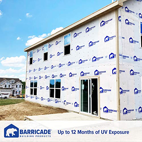 Barricade House Wrap 3' x 150' Roll - Economical Builder Grade House Wrap