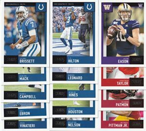 2020 panini score football indianapolis colts team set 14 cards w/drafted rookies