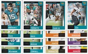 2020 panini score football jacksonville jaguars team set 16 cards w/rookies