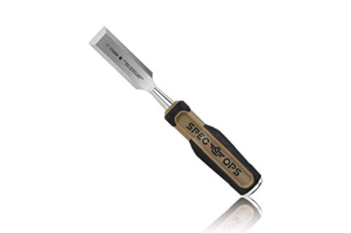 Spec Ops Tools Wood Chisel, 1" Blade, High-Carbon Steel Blade, Shock-Absorbing Grip