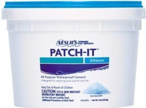 leslie's patch-it all purpose waterproof pool cement, 3 lbs.