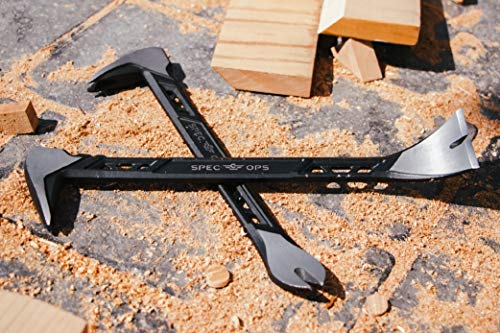 Spec Ops Tools 10" Nail Puller Cats Paw Pry Bar, High-Carbon Steel, 3% Donated to Veterans,