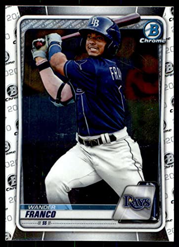 2020 Bowman Chrome Prospects #BCP-1 Wander Franco Tampa Bay Rays Baseball Card