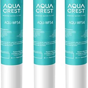 AQUACREST 9001 Under Sink Water Filter, Replacement for Moen 9001 PureTouch, AquaSuite Microtech 9000. Pack of 3, Model No.WF54