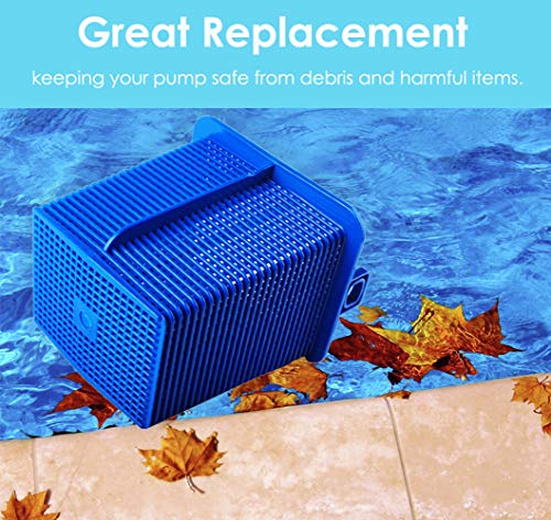 Wadoy SPX1600M Skimmer Basket Compatible with Hayward Super Pump, Strainer Basket 𝐰𝐢𝐭𝐡 𝐇𝐚𝐧𝐝𝐥𝐞𝐬 Replace for Hayward SP2607X10 SP2615X20XE SP1615X20 Inground Pool Pump