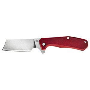 gerber gear asada, folding cleaver, red