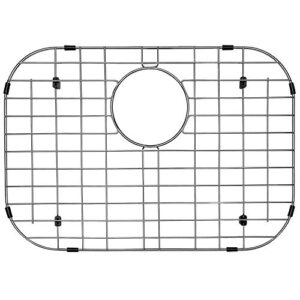 serene valley sink bottom grid 19-1/16" x 13-5/8”, rear drain with corner radius 3-1/2", sink protector nlw1914r