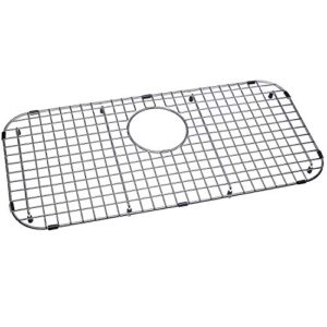 serene valley sink bottom grid 26-7/8" x 12-5/8", rear drain with corner radius 2-1/2", sink protector ndg2713r