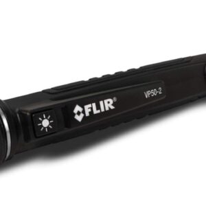 FLIR VP50-2 CAT IV Non-Contact Voltage Detector, Featuring Light, Vibration, and Beeper Feedback Alarms and a Powerful LED Flashlight, Green