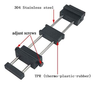 SCOTTCHEN Whetstone holder Sharpening Stone Base Adjustable 304 Stainless Steel No-Slip Rubber for Easy Honing