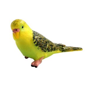 shineweb cute forest parrot mini animal model miniature landscape ornament garden decor ornament accessory outdoor statues green