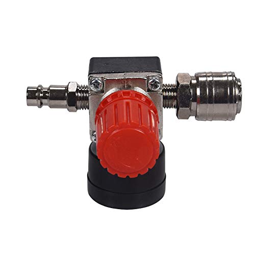 Air Compressor Pressure Regulator 1/4 "Pneumatic Expansion Valve, Pressure Control Valve With 180psi 12bar Connection (Three-way valve)