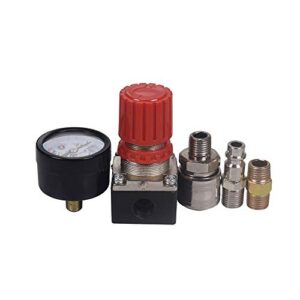 Air Compressor Pressure Regulator 1/4 "Pneumatic Expansion Valve, Pressure Control Valve With 180psi 12bar Connection (Three-way valve)