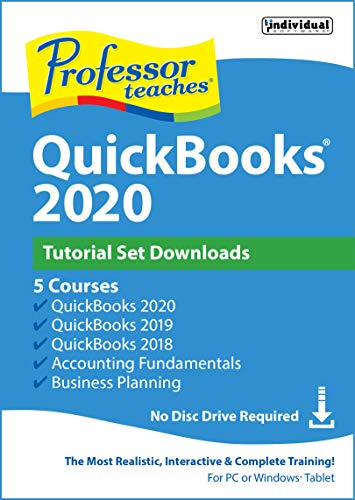 Professor Teaches QuickBooks 2020 Tutorial Set [PC Online Code]