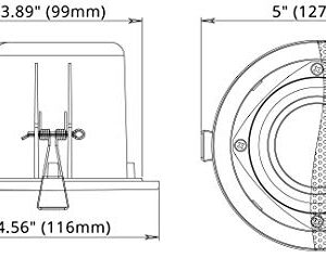 EARTHQUAKE Sound ECS 4.0 Edgeless Compact 4-inch in-Ceiling in-Wall Speakers (Pair)