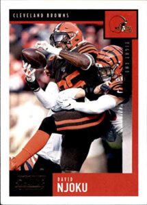 2020 score football #64 david njoku cleveland browns official nfl trading card from panini america