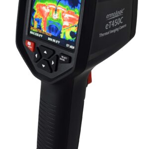 ennoLogic Thermal Imaging Camera with WiFi - 320 x 240 IR Infrared Thermal Imager with 3.5" 640x480 TFT Display - eT450C