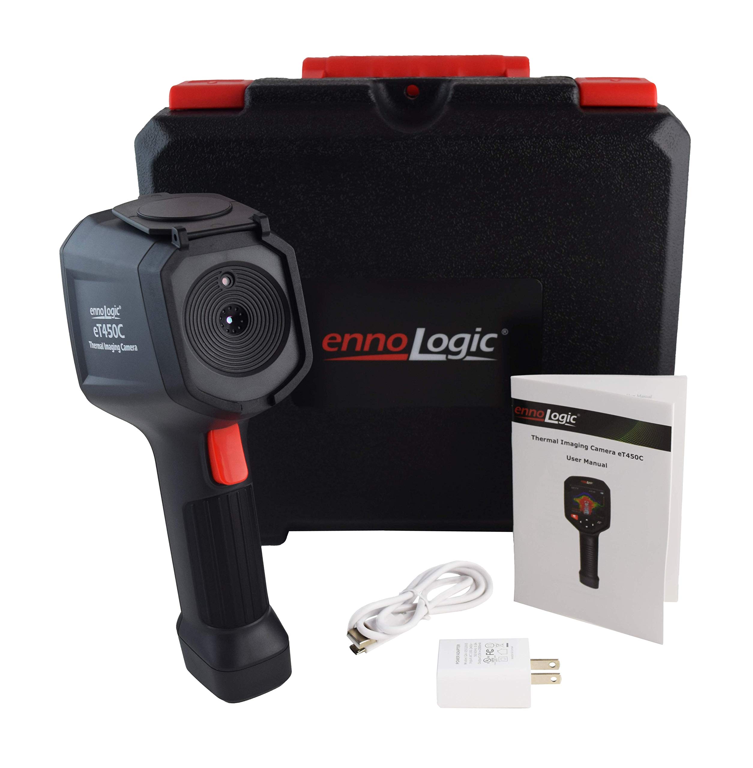 ennoLogic Thermal Imaging Camera with WiFi - 320 x 240 IR Infrared Thermal Imager with 3.5" 640x480 TFT Display - eT450C