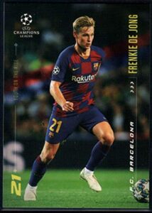 2020 topps lionel messi soccer frankie de jong barcelona online exclusive set break futbol trading card