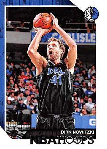 2018-19 Panini Hoops #113 Dirk Nowitzki Dallas Mavericks NBA Basketball Trading Card