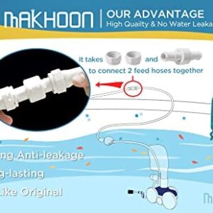 [Upgraded] Makhoon Pool Cleaner Feed Hose Replacement for Zodiac Polaris 280 380 180 3900 Pool Cleaner Feed Hose G5(Not Compatible with polaris 360)