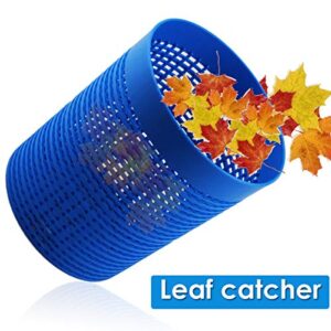 Pool Leaf Canister Catcher for Pool Vacuum with Mesh Basket, in-line Leaf Catcher for Swimming Pool Cleaner, Fits Suction Manual & Automatic Pool Cleaners