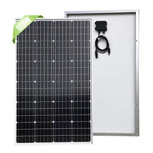 120 watt monocrystalline 12v solar panel high efficiency mono module rv marine boat off grid (1pc(120w))