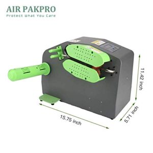 AIR PAKPRO Air Cushion Machine Air Pillow Maker Pillow Making Machine Void Fill Machine Air Bags Packing Machine Air Cushion Speed 39 Ft/minute max Heating Up Fastly in 30 Seconds