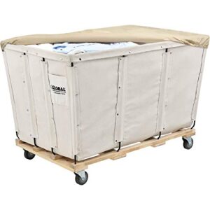 Global Industrial 24 Bushel, Canvas Basket Bulk Truck, Unassembled