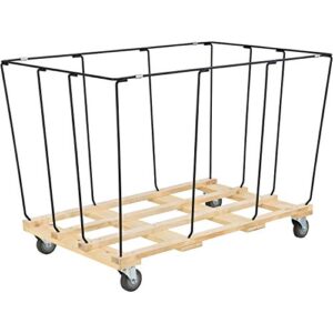 Global Industrial 24 Bushel, Canvas Basket Bulk Truck, Unassembled